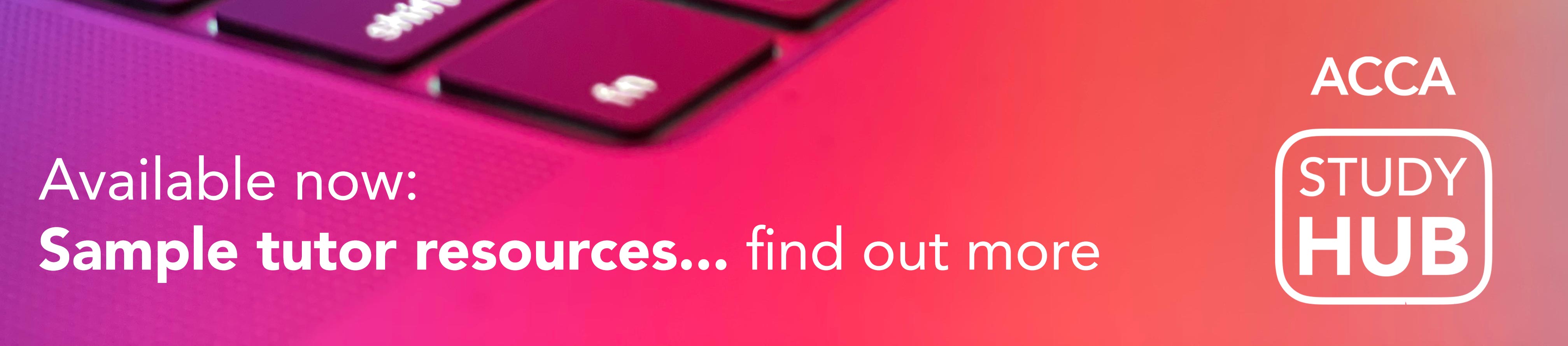 ACCA Study Hub for learning providers | ACCA Global